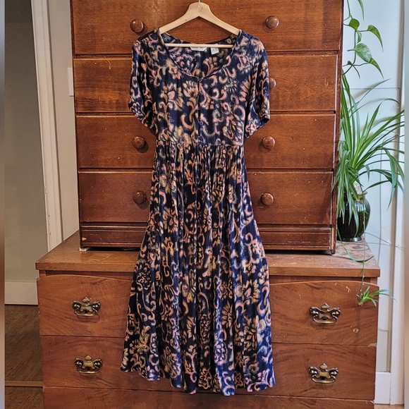 Cascade Blues | Dresses | Cascade Blues Long Casual Summer Dress ...